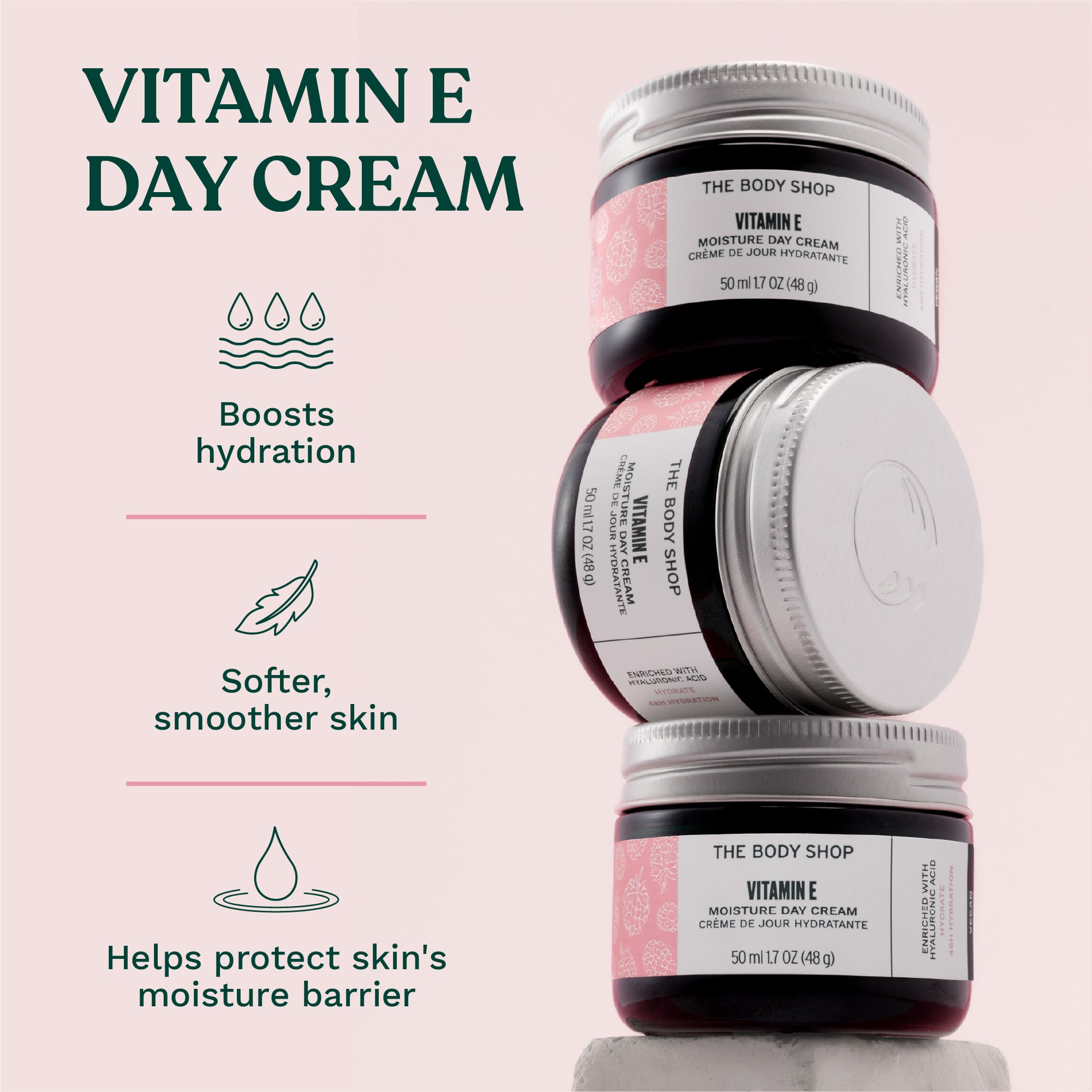 Vitamin E Face Cream | Vitamin E Moisturiser | The Body Shop